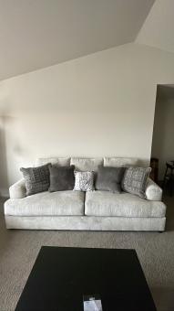 Soletren Sofa In Stone by Ashley Furniture | 1StopBedrooms